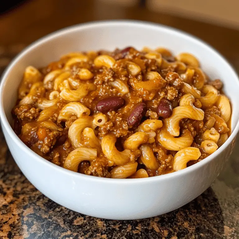 Easy Chili Mac Recipe - cookingwithjessica.com