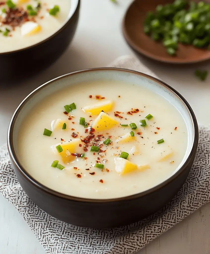 Creamy Potato Soup Recipe - cookingwithjessica.com