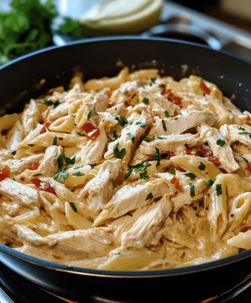 Cheesy Chicken Pasta Recipe - cookingwithjessica.com