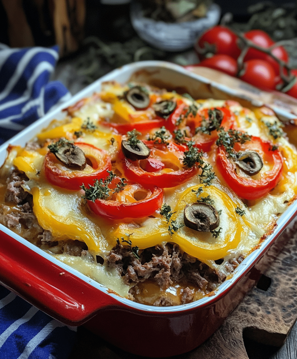 Southern Five Layer Beef Casserole Recipe - cookingwithjessica.com