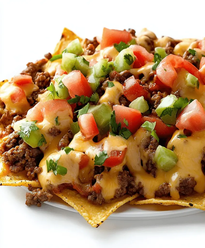 The Best Homemade Nachos With Ground Beef Recipe - cookingwithjessica.com