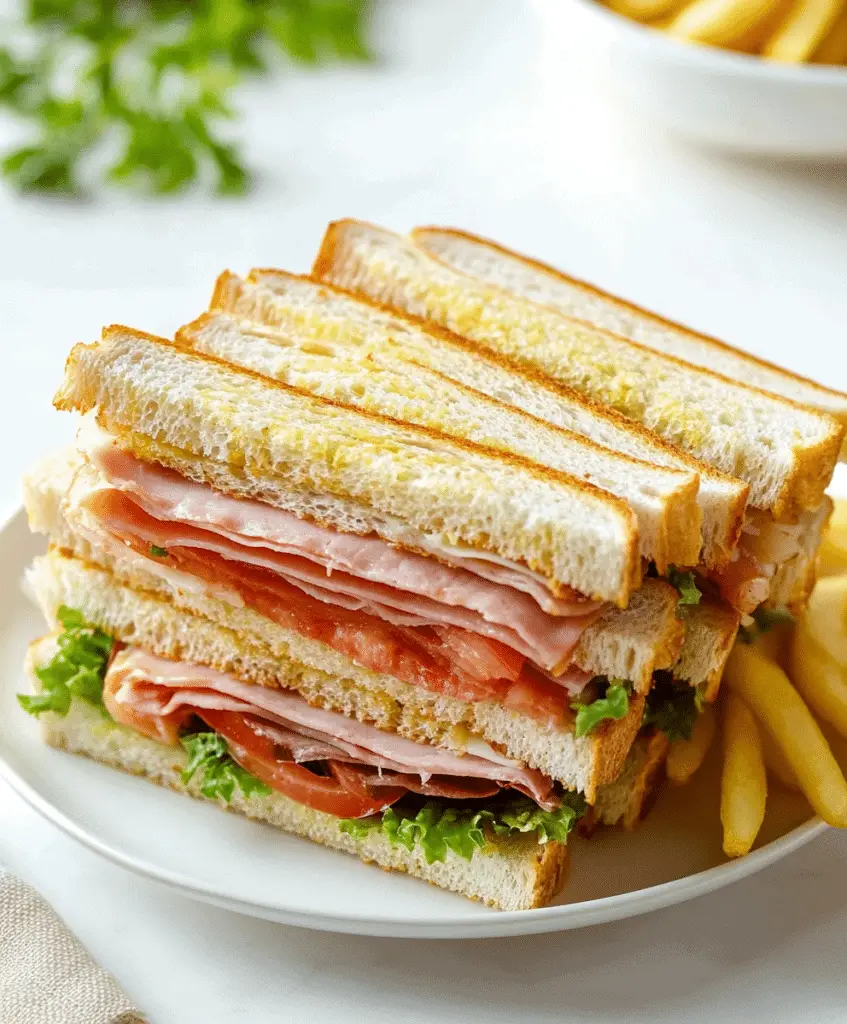 Club Sandwich Recipe - cookingwithjessica.com