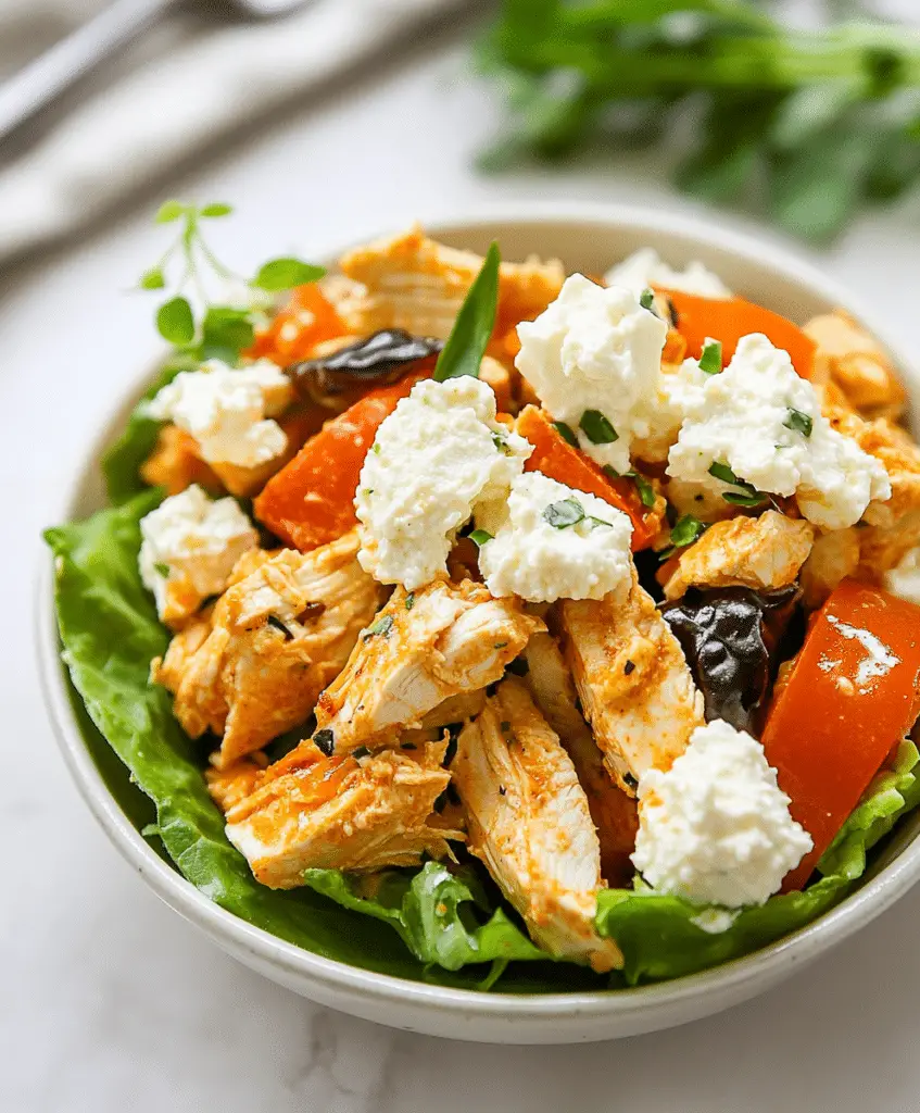 Easy Buffalo Chicken Salad Recipe - cookingwithjessica.com