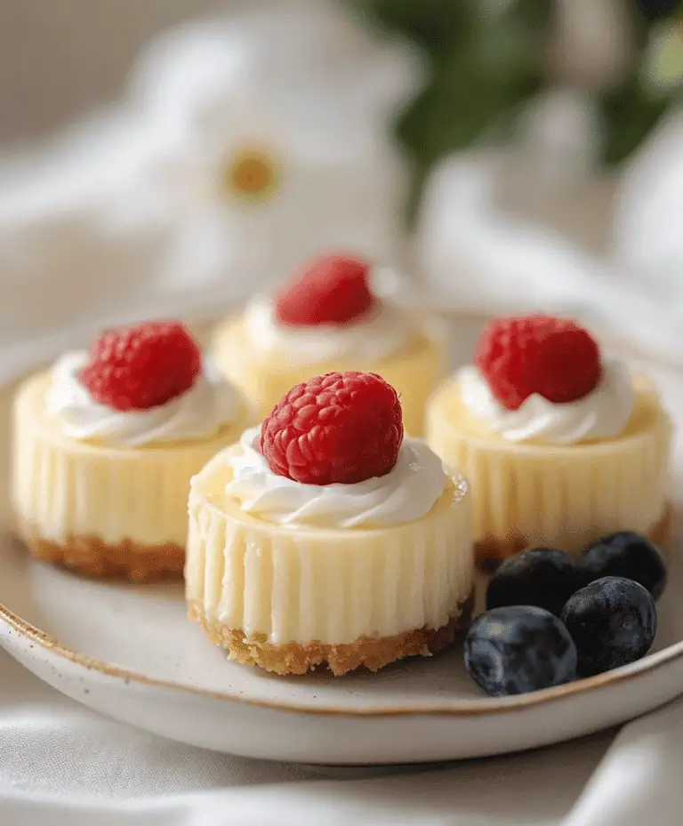 Mini Cheesecakes Recipe - cookingwithjessica.com