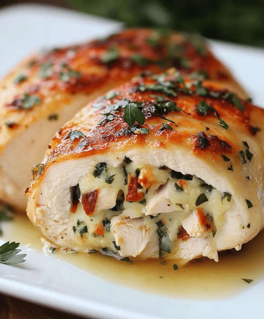 Stuffed Chicken Breasts Recipe - cookingwithjessica.com