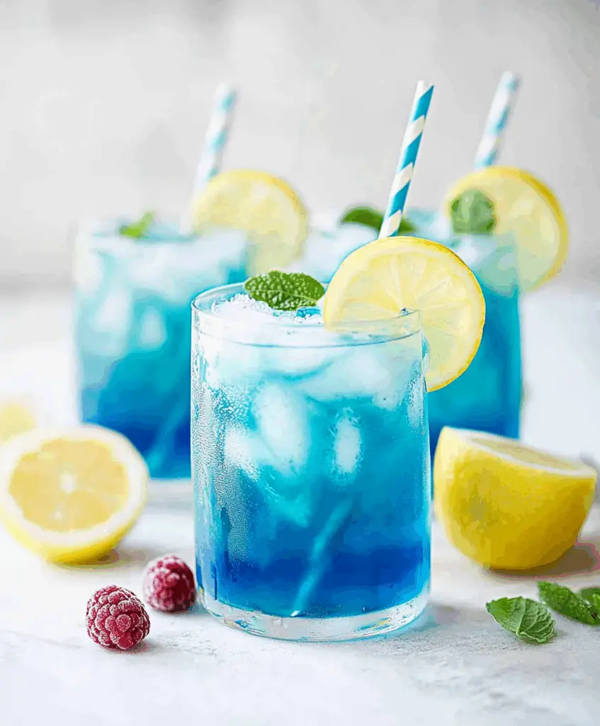 Blue Raspberry Lemonade Recipe - cookingwithjessica.com