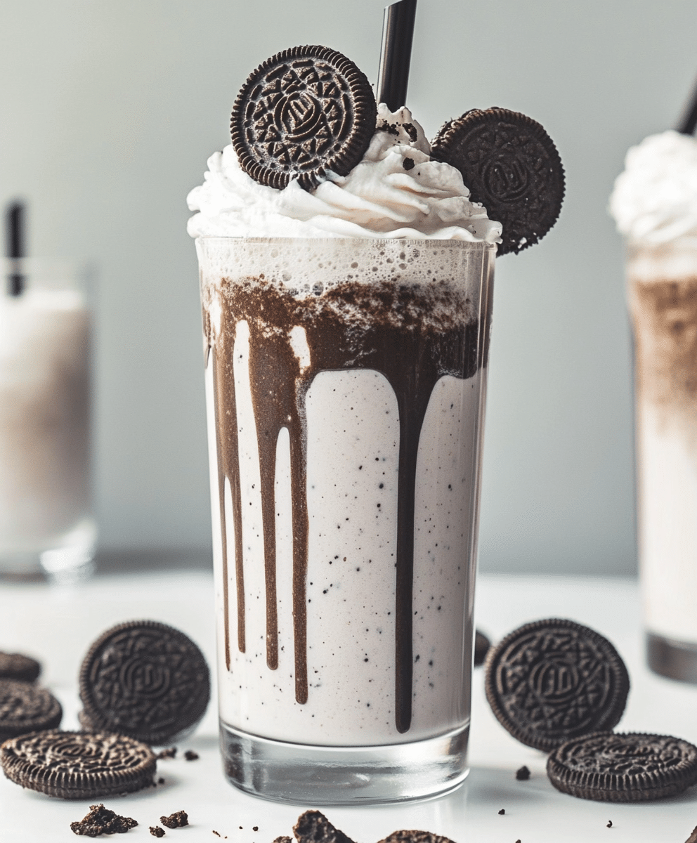 Oreo Milkshake Recipe - cookingwithjessica.com