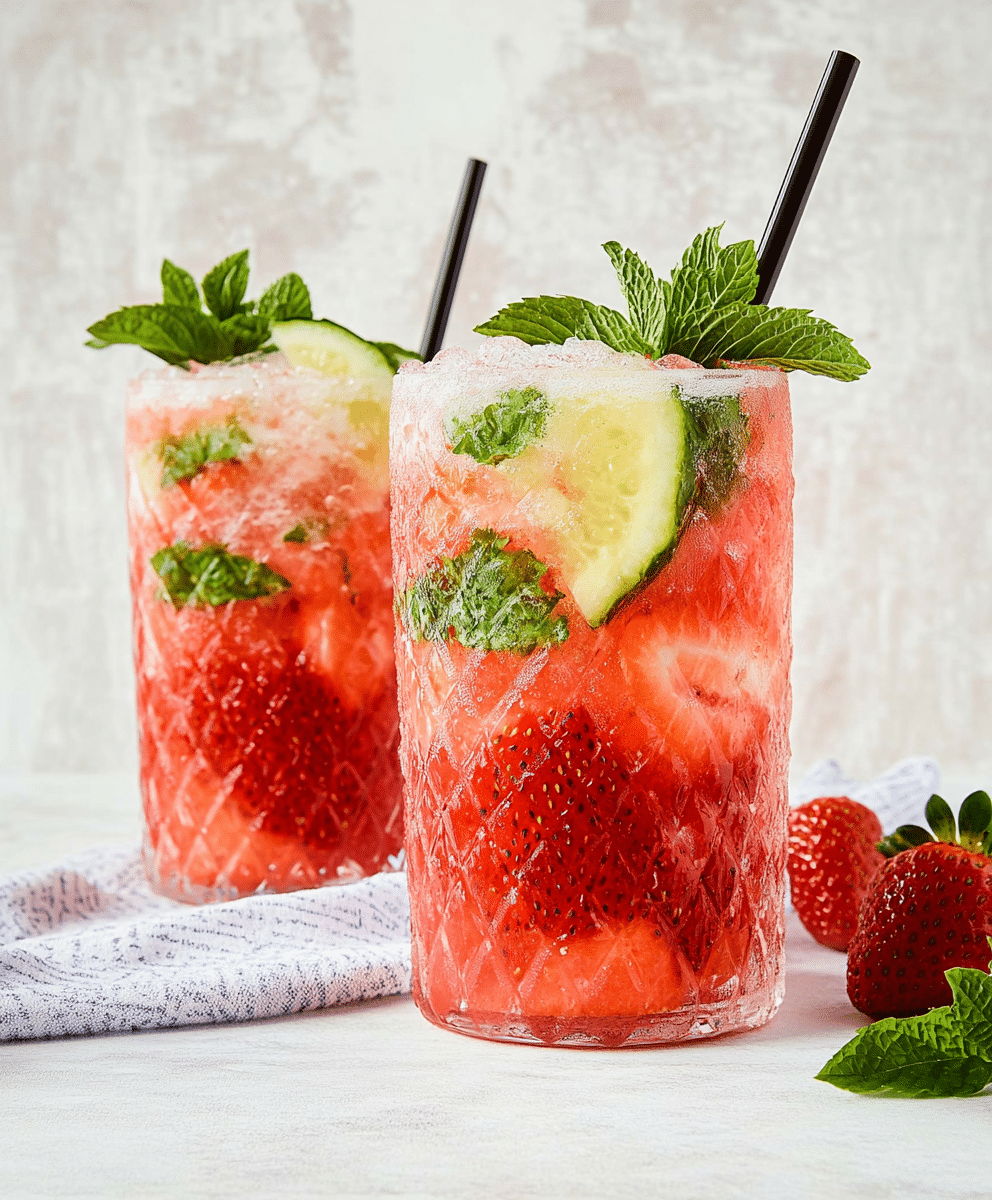 Strawberry Mojito Recipe - cookingwithjessica.com