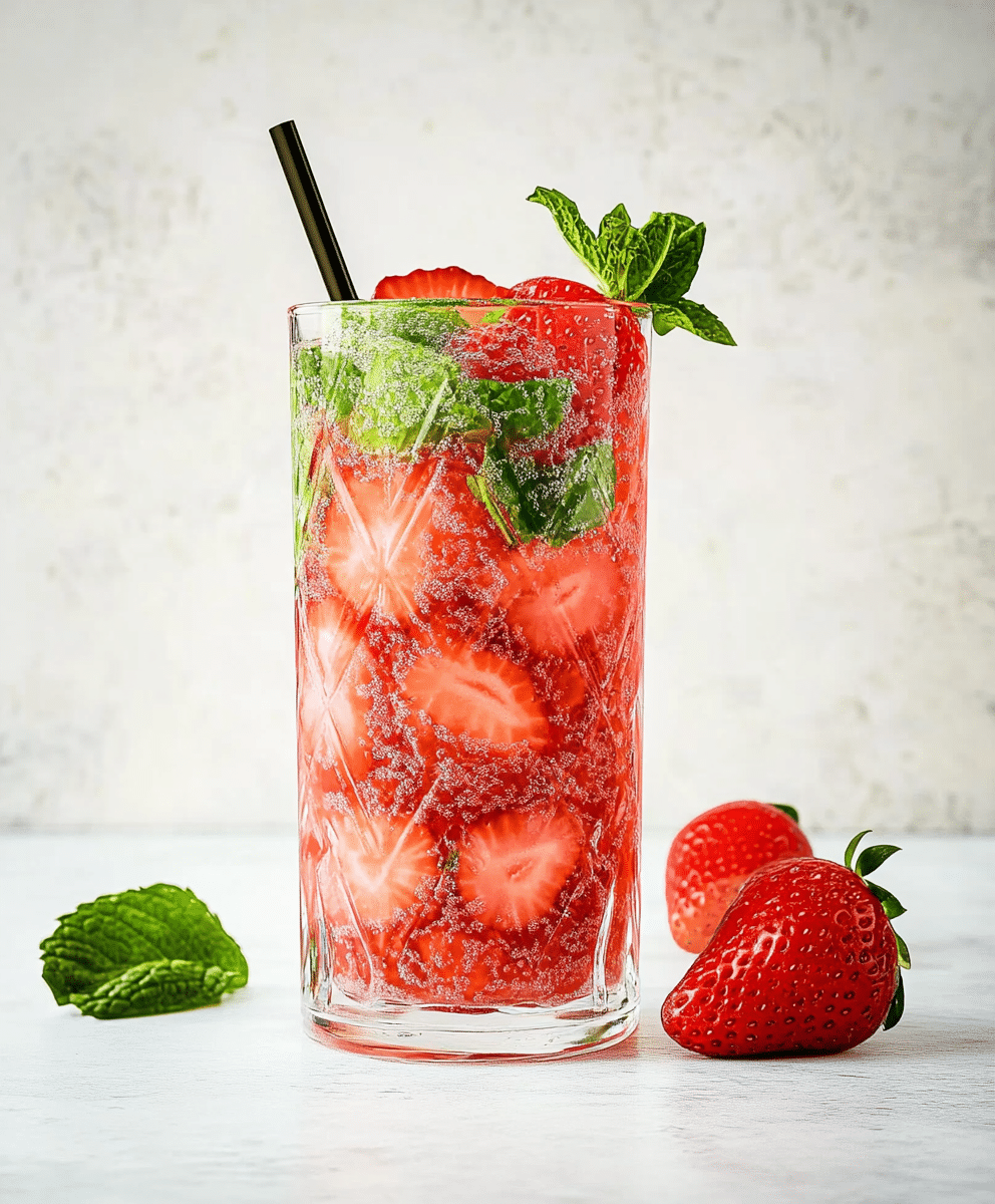 Strawberry Mojito Recipe - cookingwithjessica.com