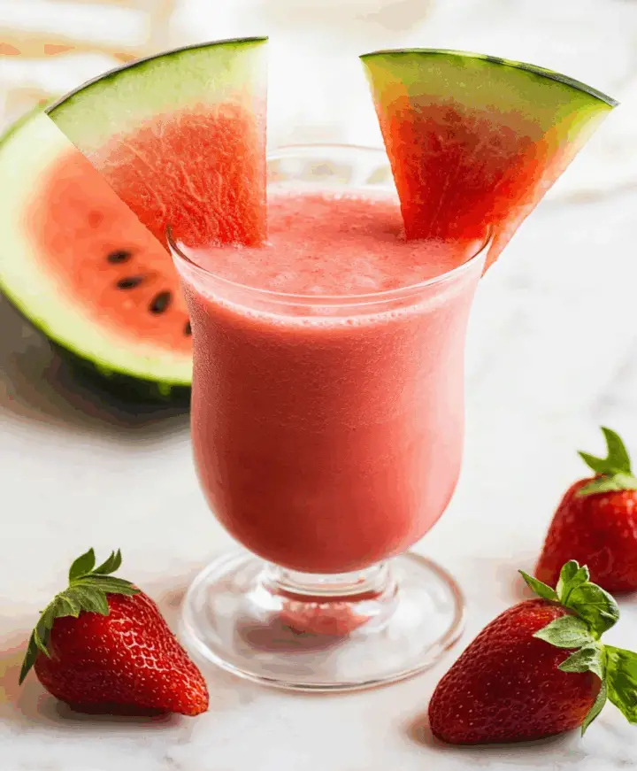 Watermelon Smoothie Recipe - cookingwithjessica.com