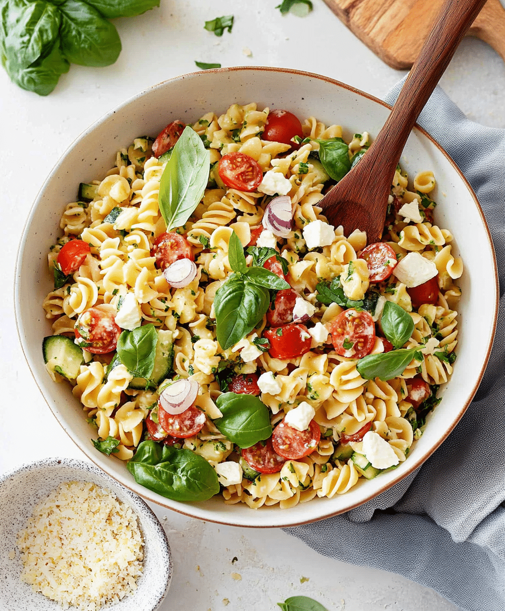 Awesome Pasta Salad Recipe - cookingwithjessica.com